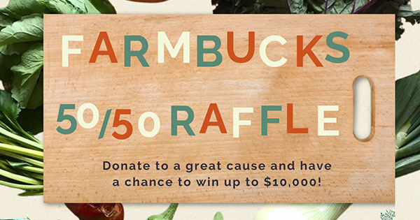 Order tickets for the 2024 Farmbucks 50/50 Raffle | Raffle Nexus